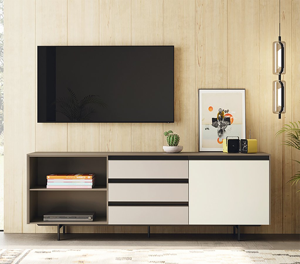 MUEBLE TV MODERNO | Diseño personalizado y almacenamiento amplio