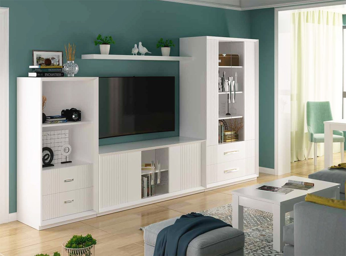 MOBILIARIO FUNCIONAL PARA SALÓN COMEDOR CON DISEÑO CONTEMPORÁNEO