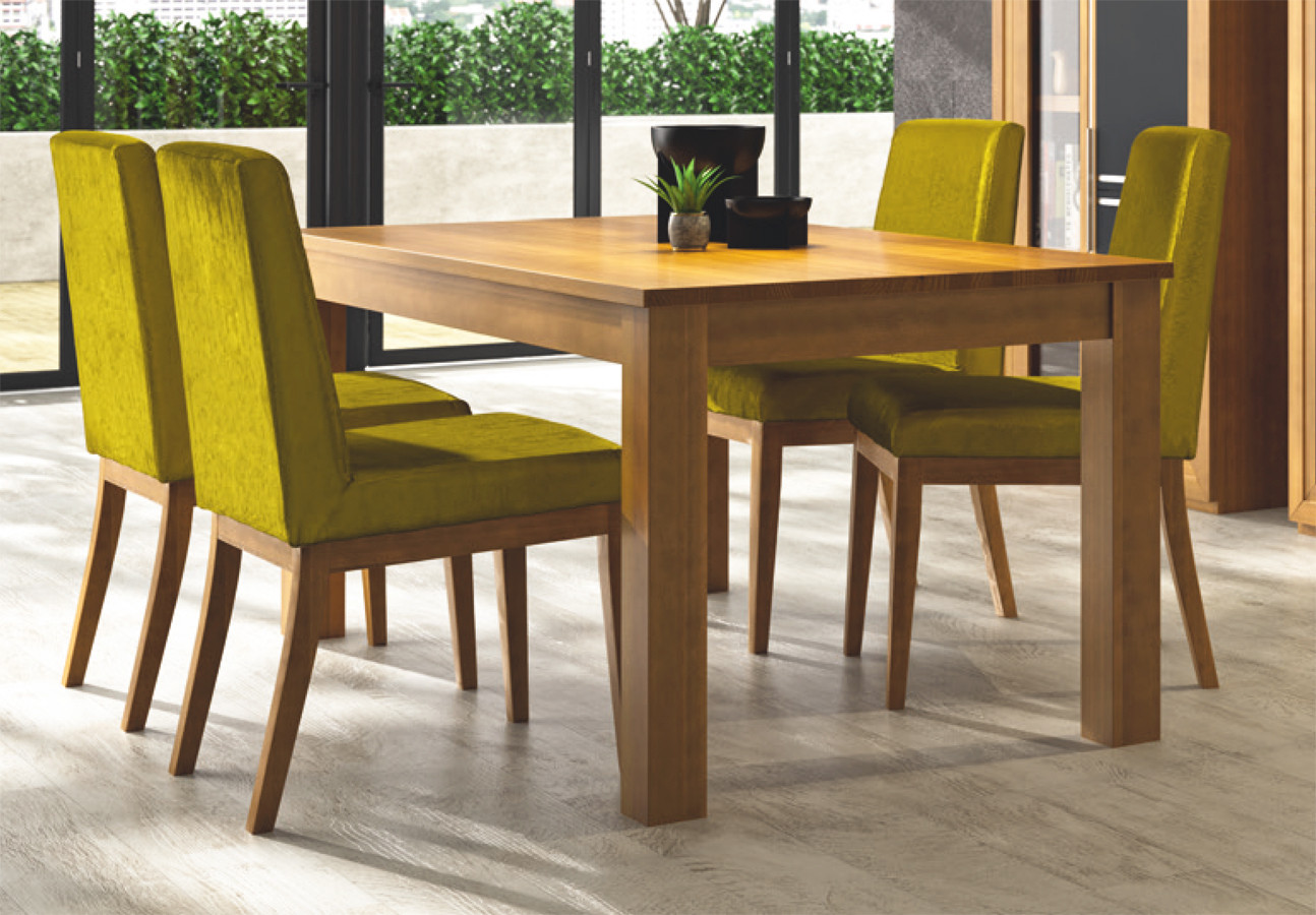 MESA DE COMEDOR EXTENSIBLE en madera de primera calidad