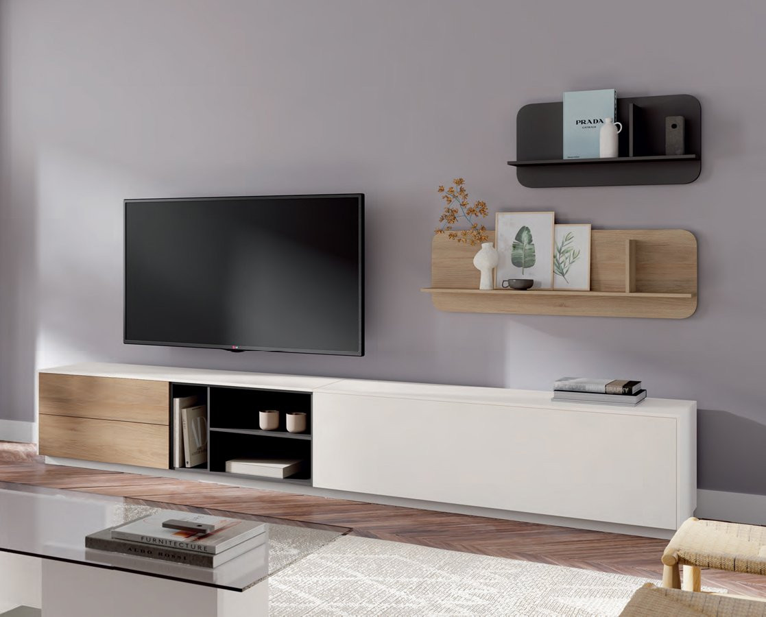 Mueble TV Modular Bajo: Elegancia, Funcionalidad para tu Salón